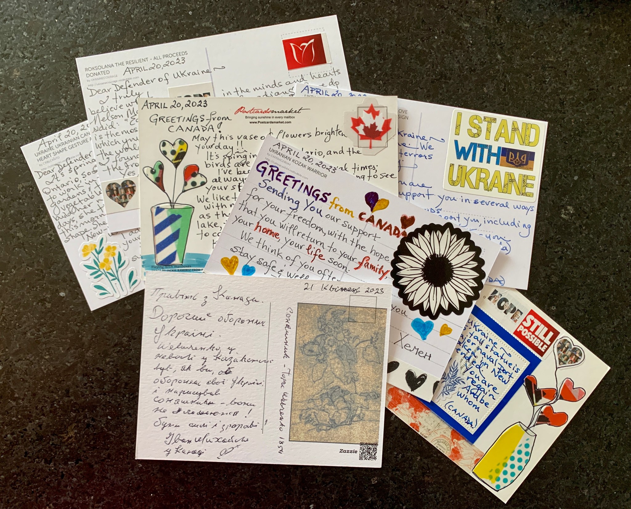 Tips for writing your card + Samples – Postcards to the Front (Canada ...