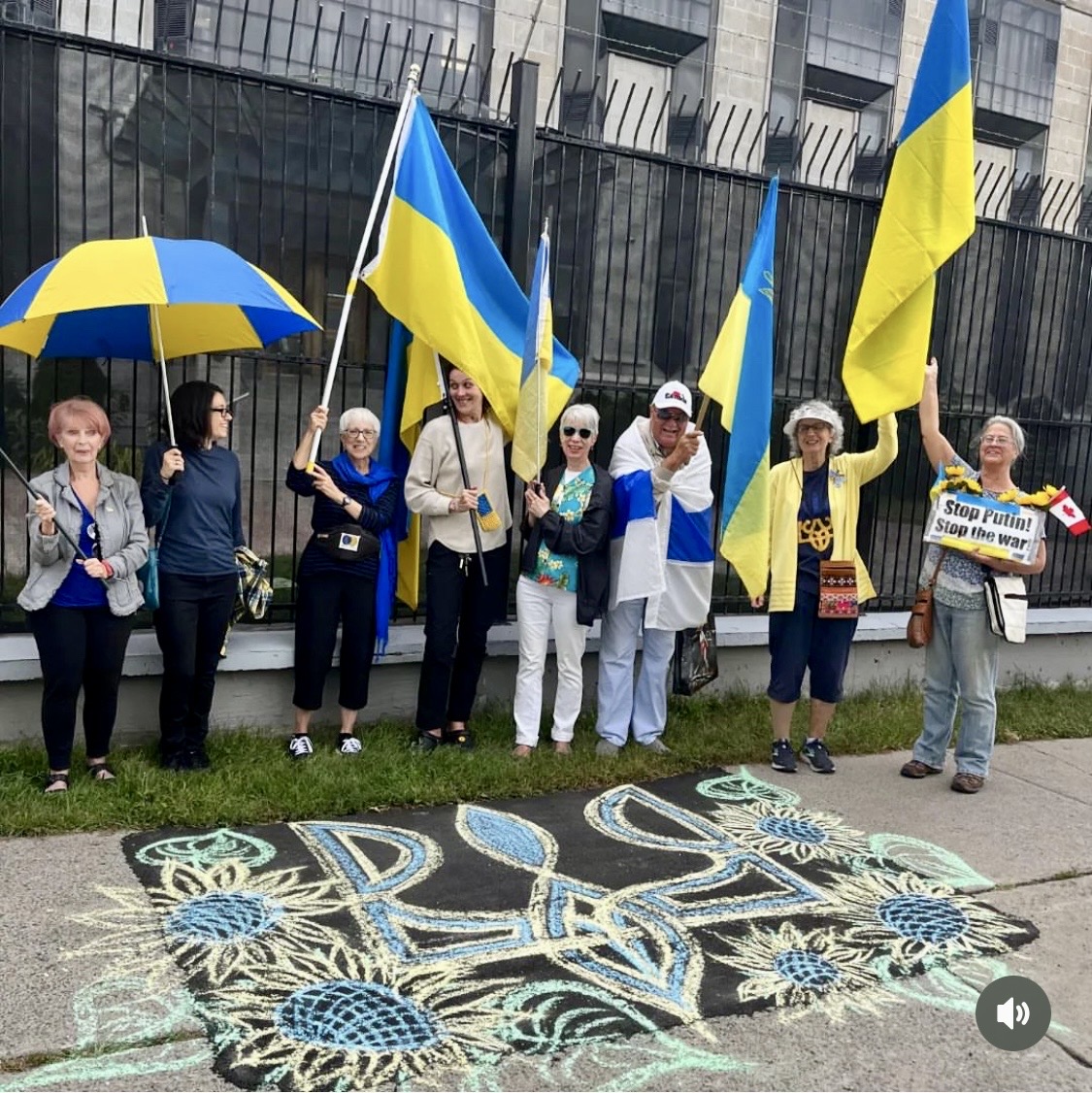 Russia Embassy Protestors – Ottawa, Ontario – Postcards to the Front ...